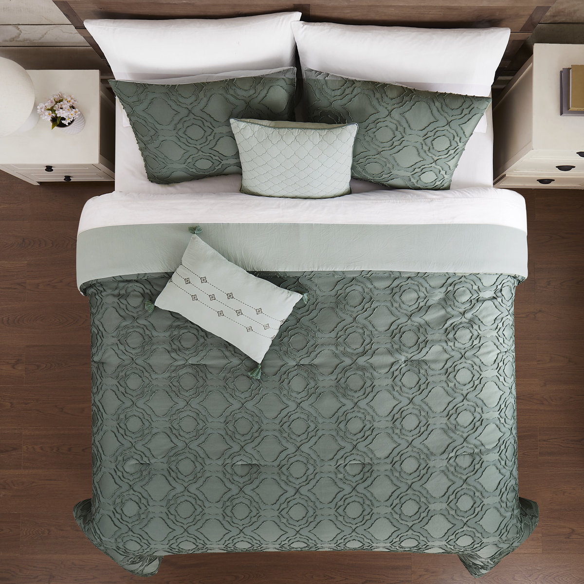 Modern Threads 5-Piece Jacquard Samson Comforter Set & Reviews | Wayfair